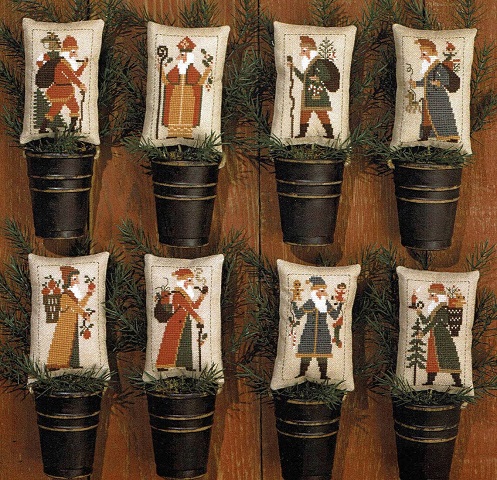 Old World Santas II by Prairie Schooler