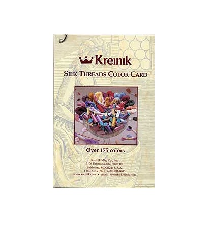 Kreinik Silk color card